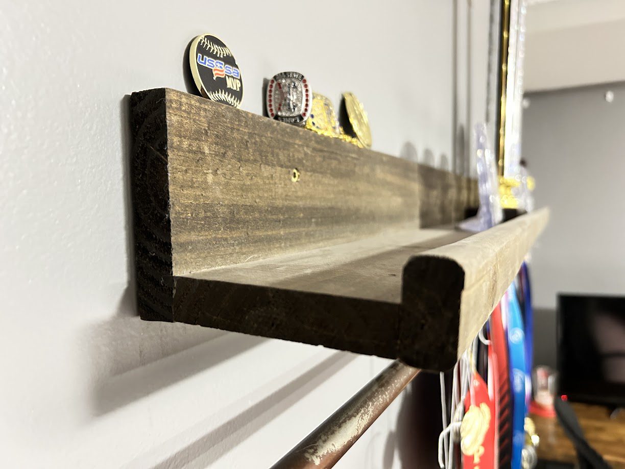 How to Build a Custom Medal Hanger & Trophy Display - Living Savvy