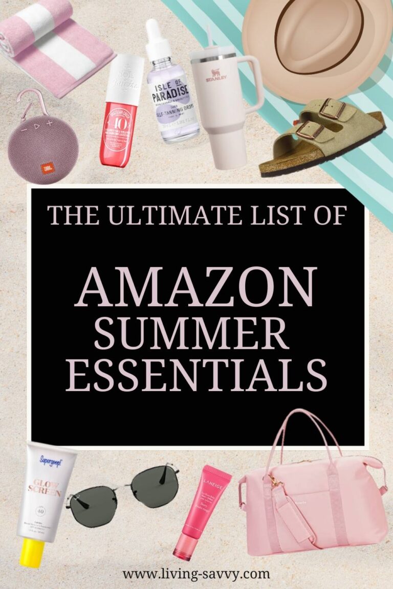 The Ultimate List of Amazon Summer Essentials - Living Savvy