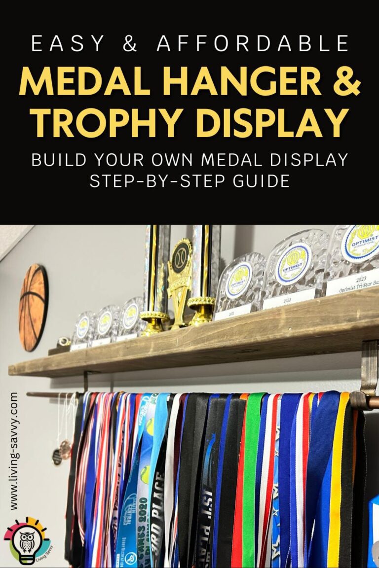 How to Build a Custom Medal Hanger & Trophy Display - Living Savvy