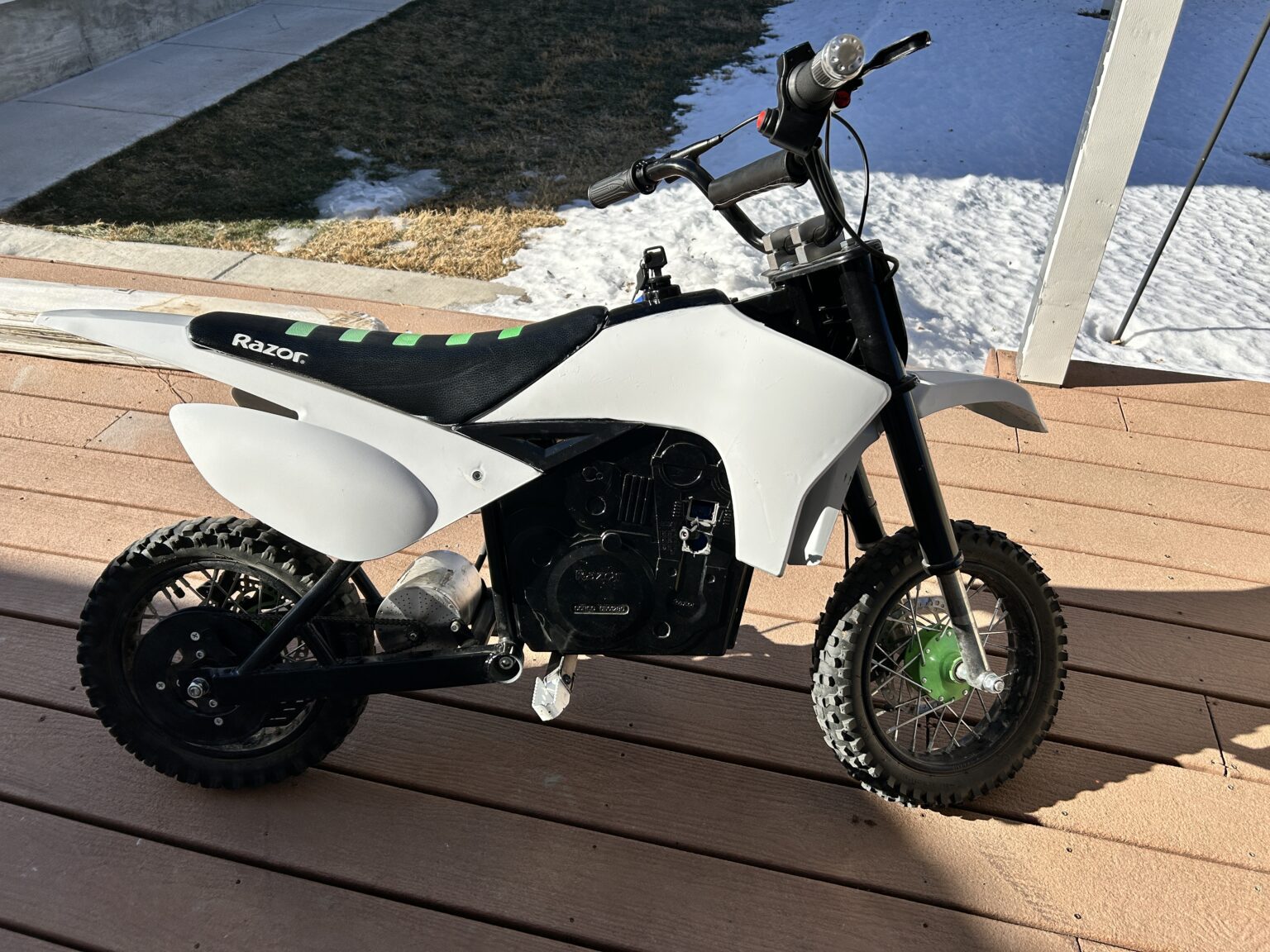 Razor SX500 Electric Dirt Bike Upgrade - Living Savvy